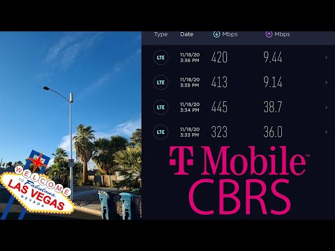 T-Mobile- Fast CBRS Band 48 Speedtest - Las Vegas, NV