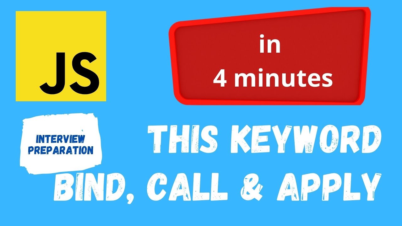 This keyword, bind, call & apply methods in javascript | Javascript interview preparation
