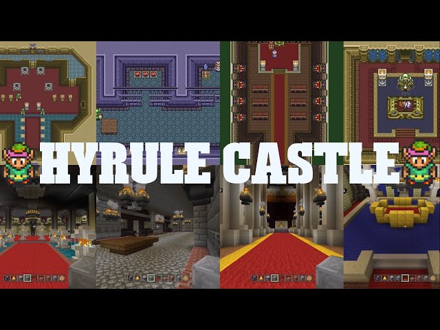 (MINECRAFT) Zelda ALTTP-Hyrule Castle (MAP) Minecraft Map