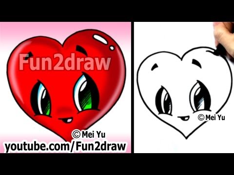 Fun2draw Heart #2 | *Fun2draw Stars* by The Funny Drawers