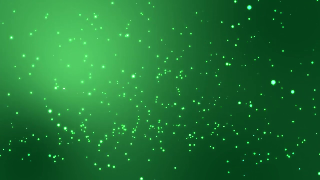 Green Neon Glowing Particles Background Backdrop Motion Graphics 4K UHD Copyright Free