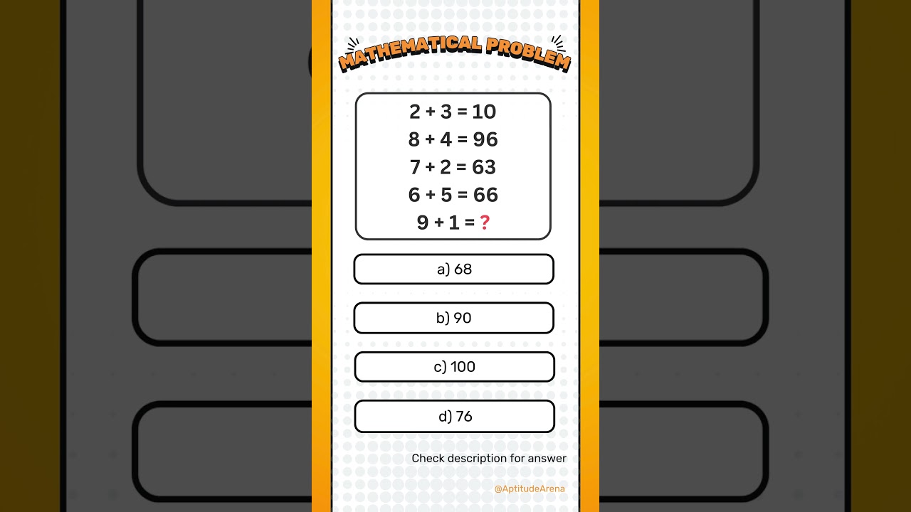 Can You Crack the Code? Solve This Unique Math Puzzle!