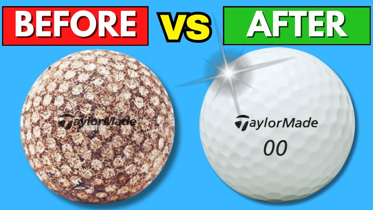 The ONLY Way To Clean Your Golf Ball (Bleach VS Detergent)