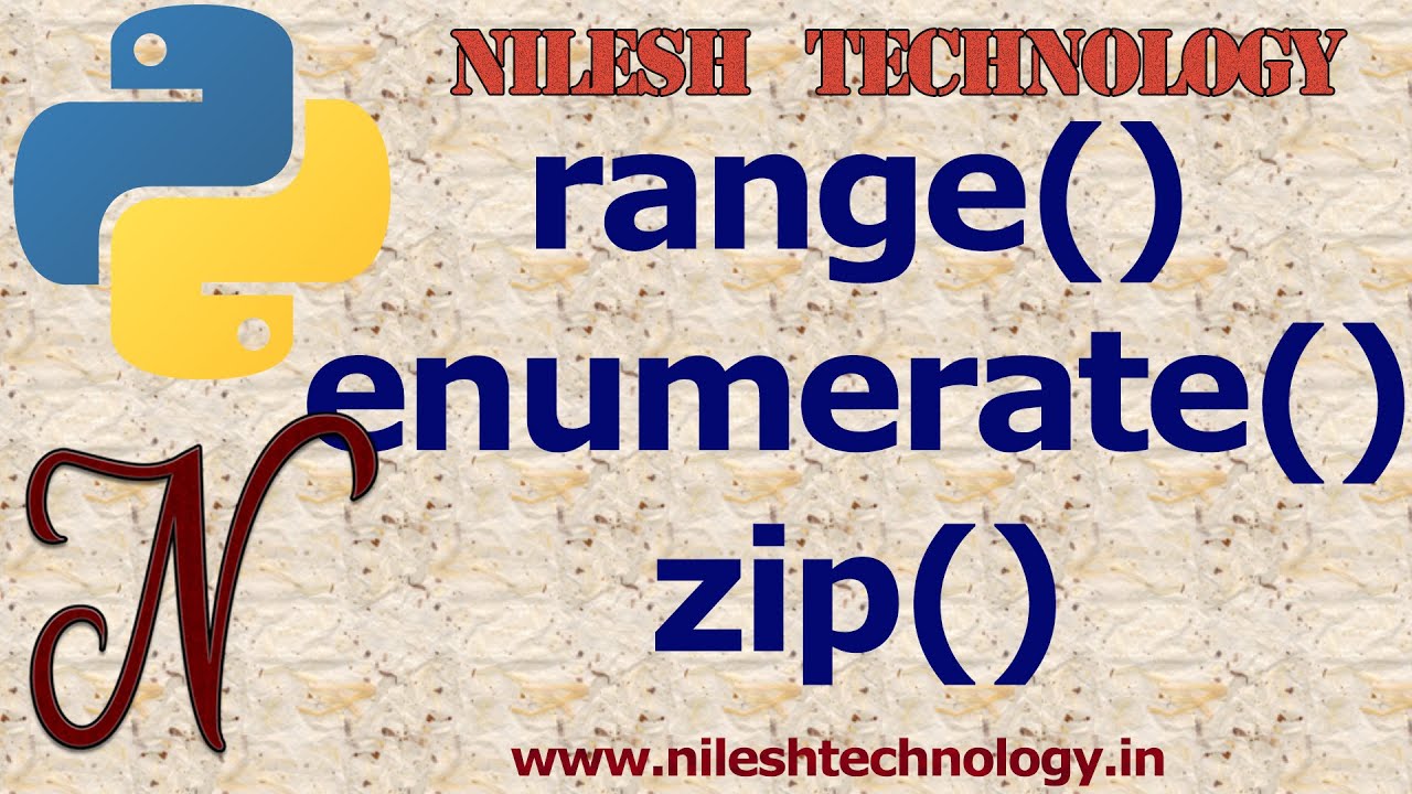 Python Useful Operator : range, enumerate, zip