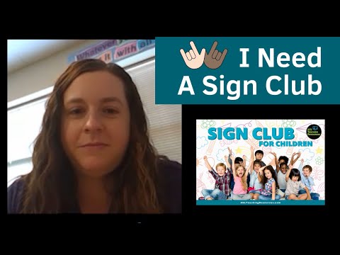 Elementary School Club Ideas (ASL)