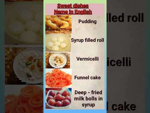 Indian Sweet's Name in English 🍰/#Shorts#youtubeshorts