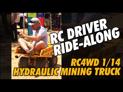 RC Dump Truck! Riding in RC4WD Dump Truck at Pro-Line By The Fire Event #Shorts
