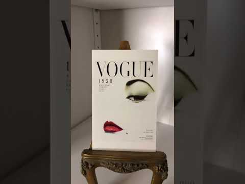 Vogue Magazine Cover 1950 price .50 cents. Fun!
