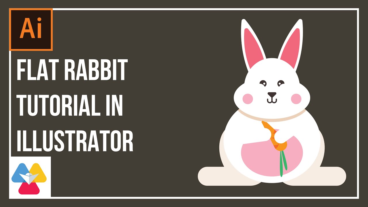 Flat Rabbit tutorial in Adobe Illustrator