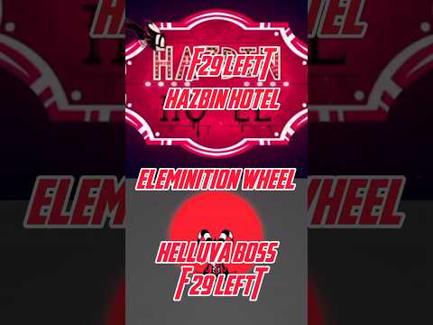 Hazbin hotel and helluva boss eleminition wheel part 2