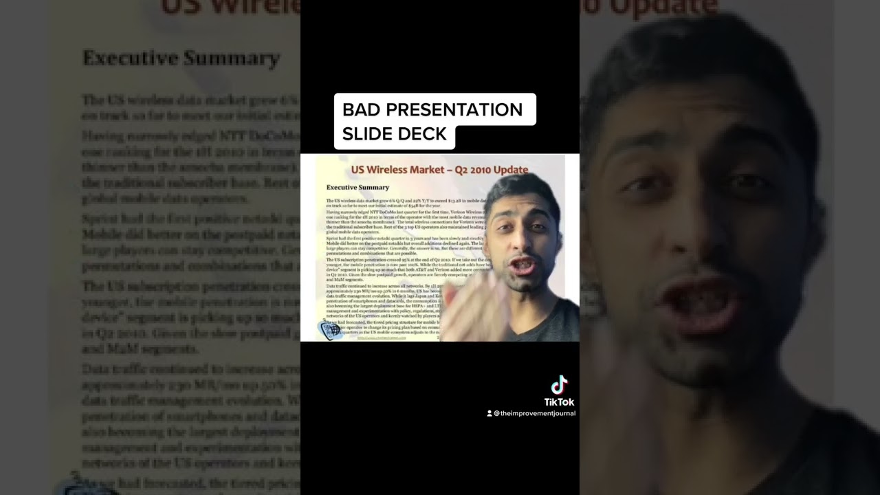 Example of bad PPT slides