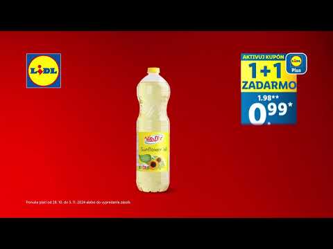 🧀 Mozzarella, 🥛 mlieko a 🌻olej od 28. 10. 2024 | Lidl Slovensko