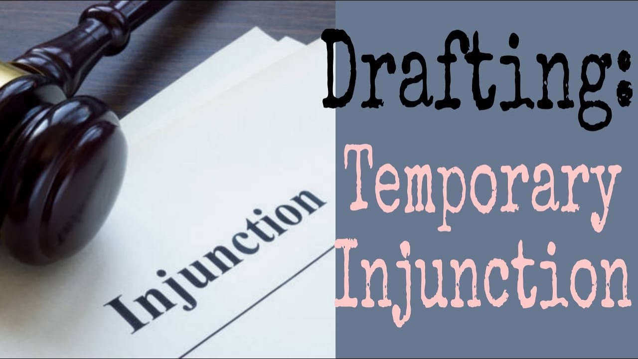How to Draft a Temporary Injunction Application: Complete Legal Guide