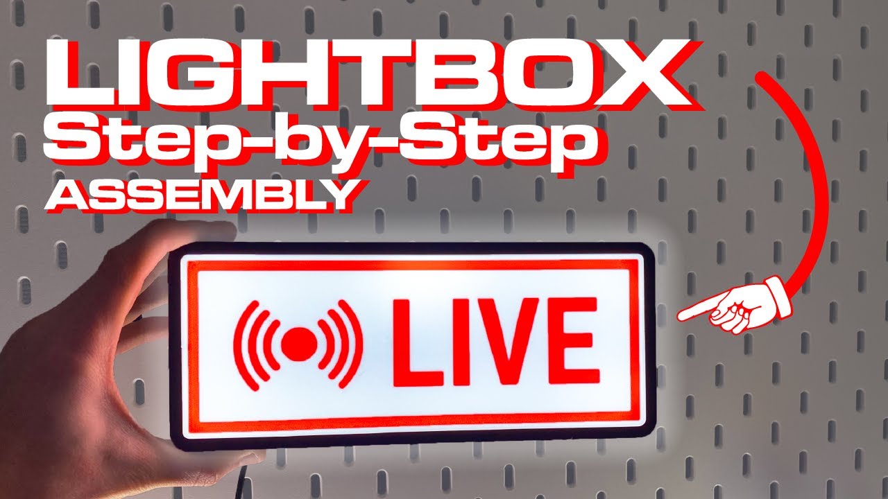 Assembling Your 3D Printed Lightbox | Easy Step-by-Step Guide