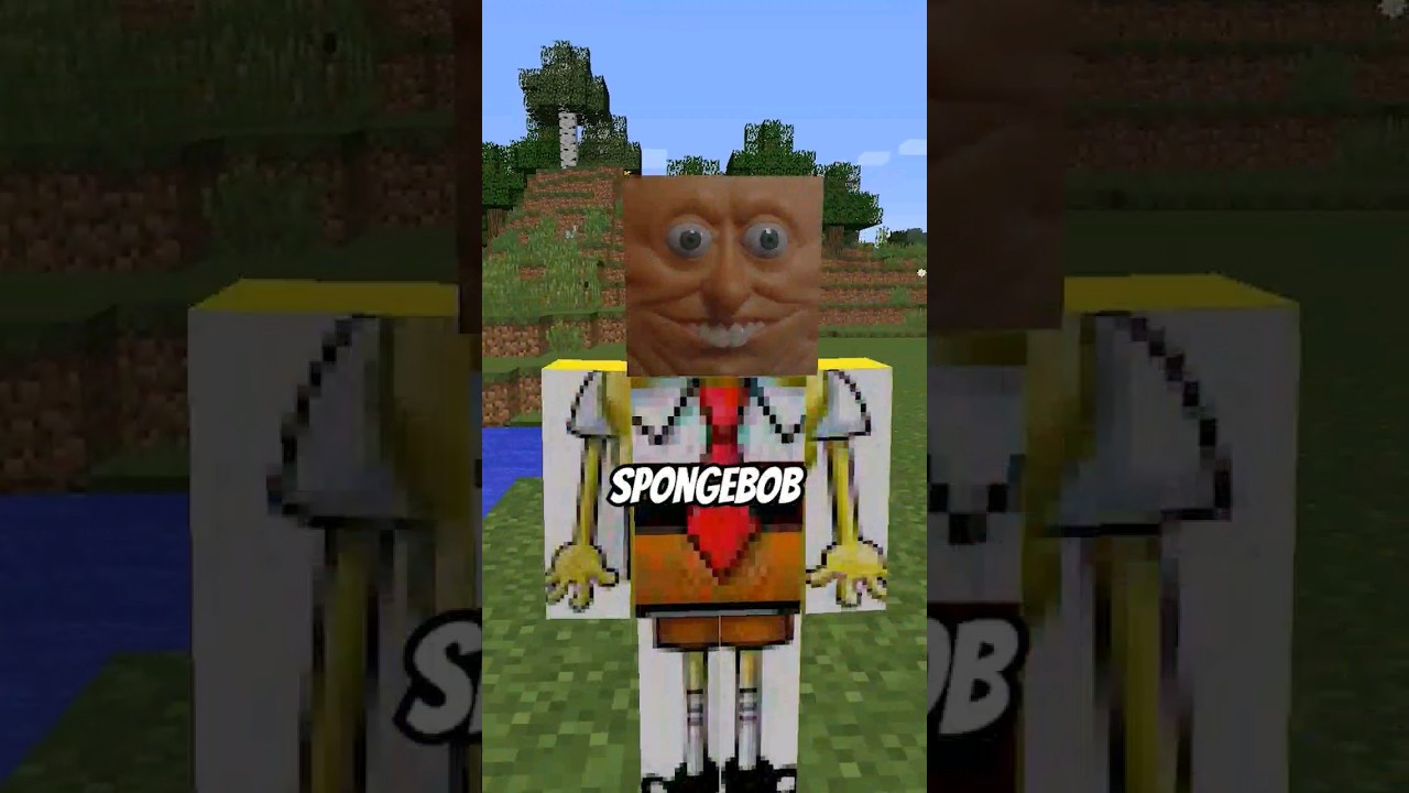 Spongebob Spongebob Patrick Patrick Sandy Sandy San......#minecraft #spongebob