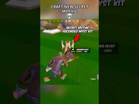 CRAFT SECRET ASCENDED MYST MYTHIC in Fortnite Season 3😳 (Chapter 6) #fortnite #foryou #shortsfeed