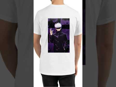 Anime (Jujutsu Kaisen) back printed T shirt for men and women purchase link in my post's