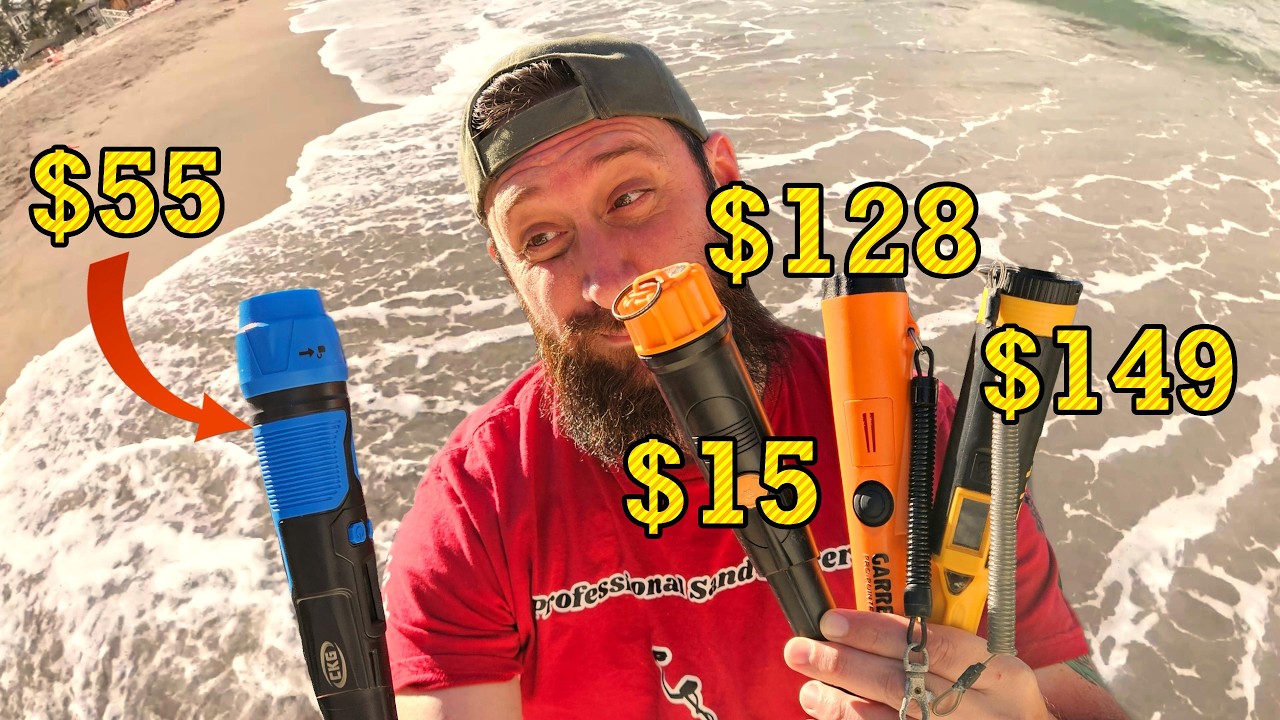 $15 Amazon Pinpointer VS $149 Pinpointer | Beach Metal Detecting
