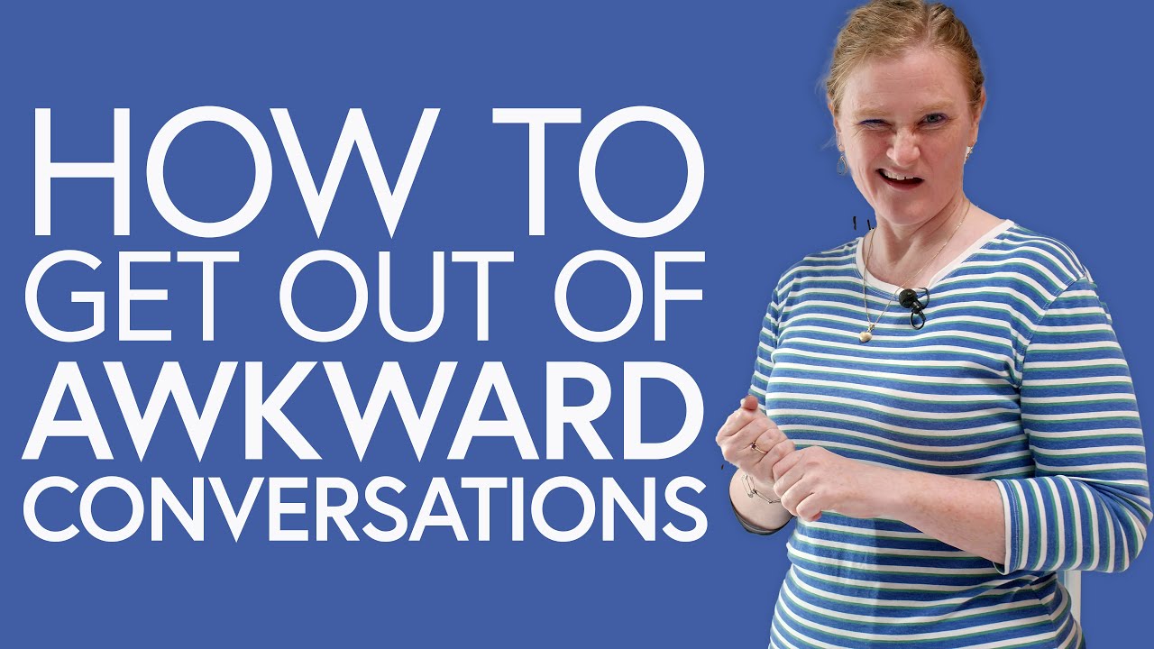 Get Out Of Awkward Conversations The Ronnie Way · Engvid