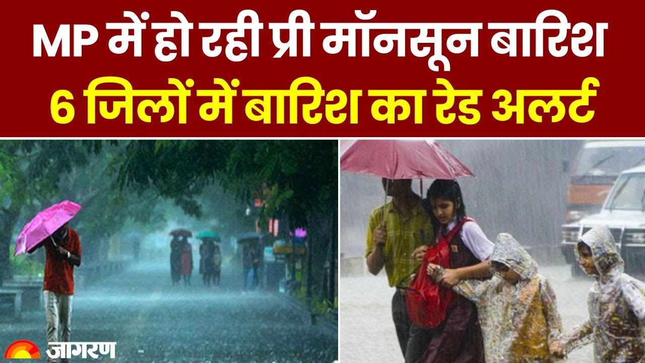 Weather Update: MP के 6 जिलों में हो रही Pre Monsoon Rains, 50-60 की स्पीड से हवा और तेज बारिश