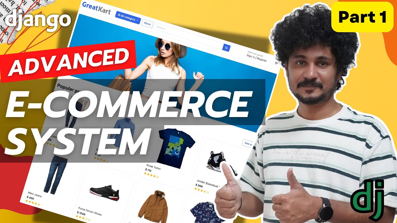 Django Advanced Ecommerce Project - Full Course Part 1 of 2