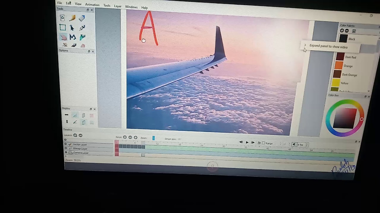 BITMAP + VECTOR + CAMERA LAYER IN PENCIL 2D