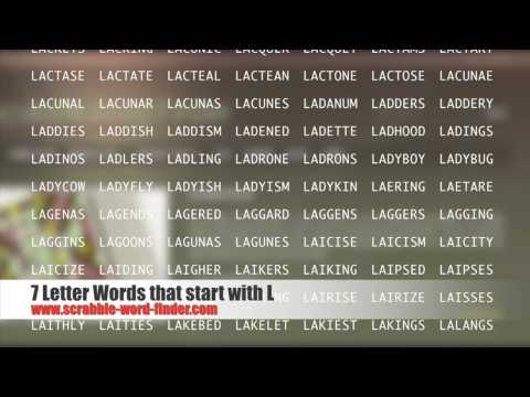 7 letter words that start with L