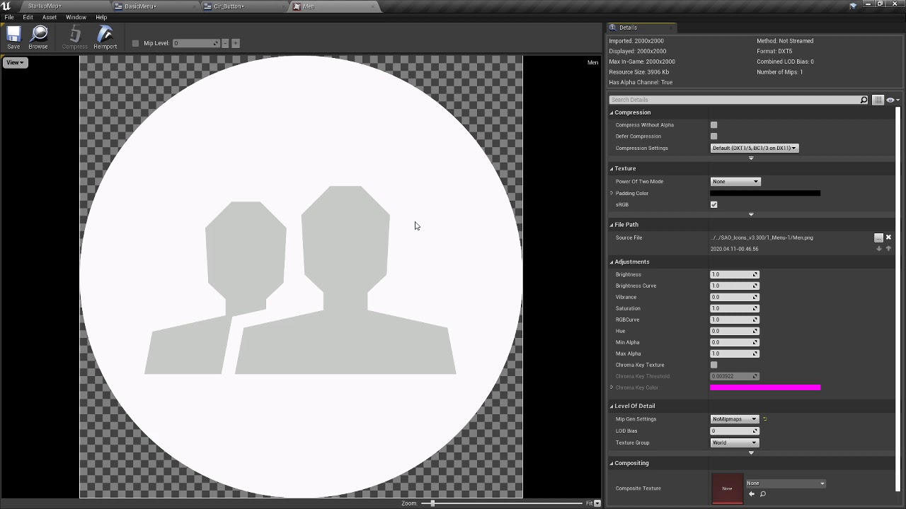 Sword Art Online Style User Interface in unreal.