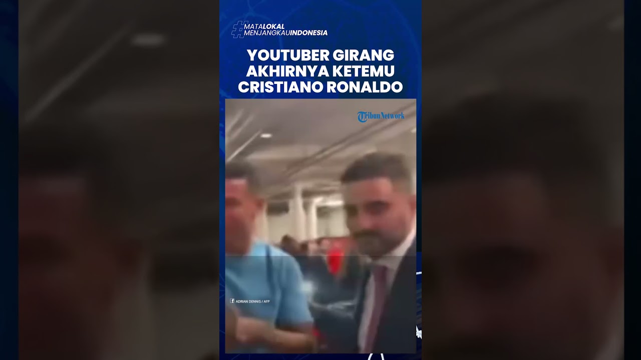 YouTuber IShowSpeed Fans Berat Cristiano Ronaldo Akhirnya Bertemu CR7 ...