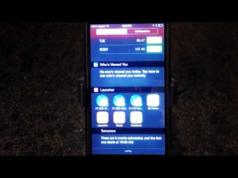 2015 iPhone app - Launcher with notification center for iOS - review and how to