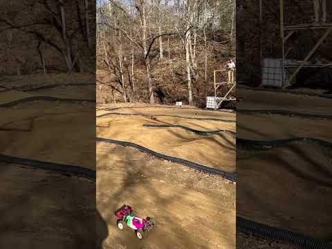 Tekno EB48 2.1 Off Road 4x4 RC Buggy Dirt Track Racing! Big Jump!