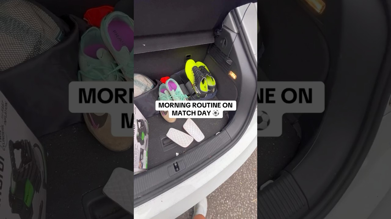 Morning Routine On Match Day #morningroutine #football #soccer