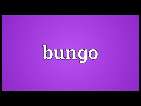 Bungo Meaning