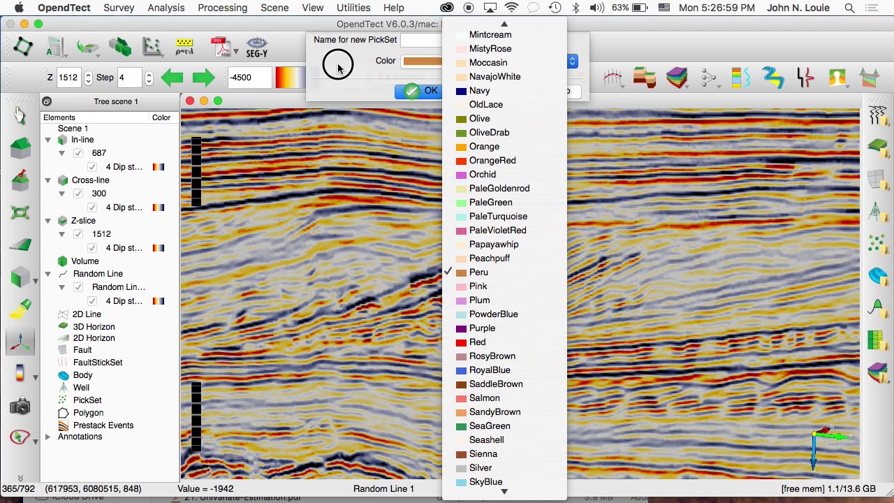 Geol 755 OpendTect Tutorial 161114