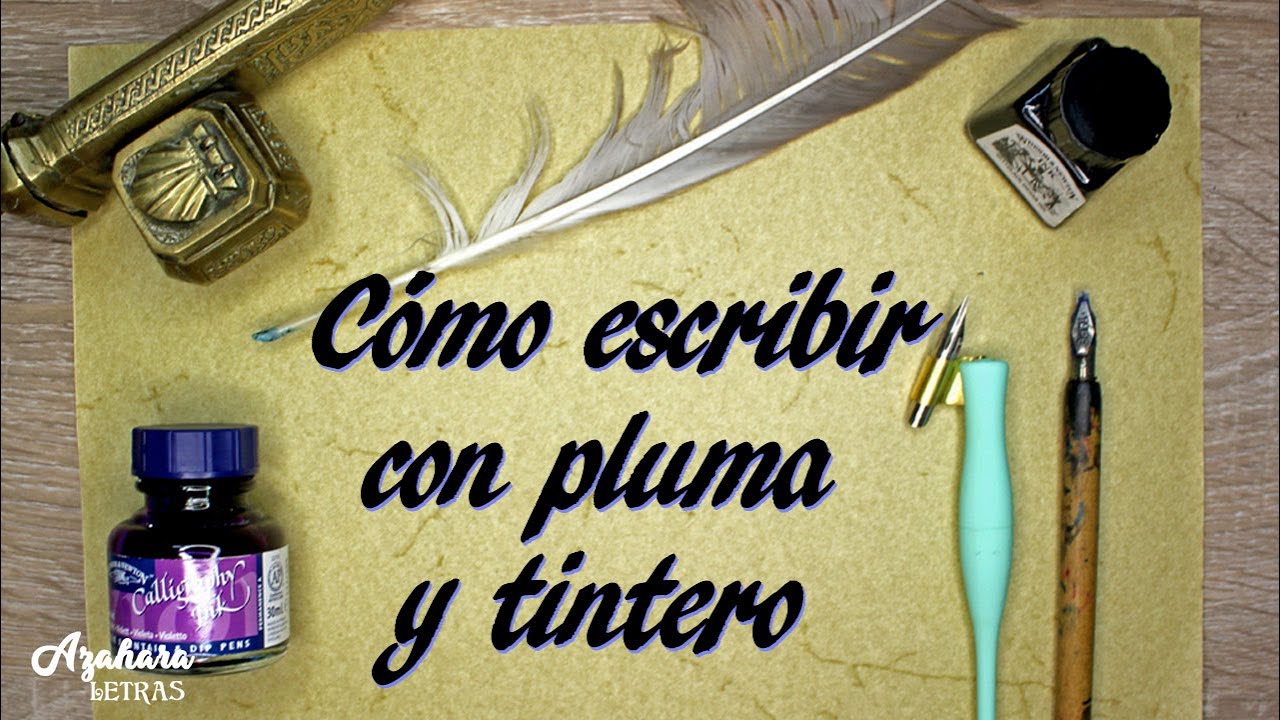 🪶🪔 CÓMO ESCRIBIR con PLUMA y TINTERO