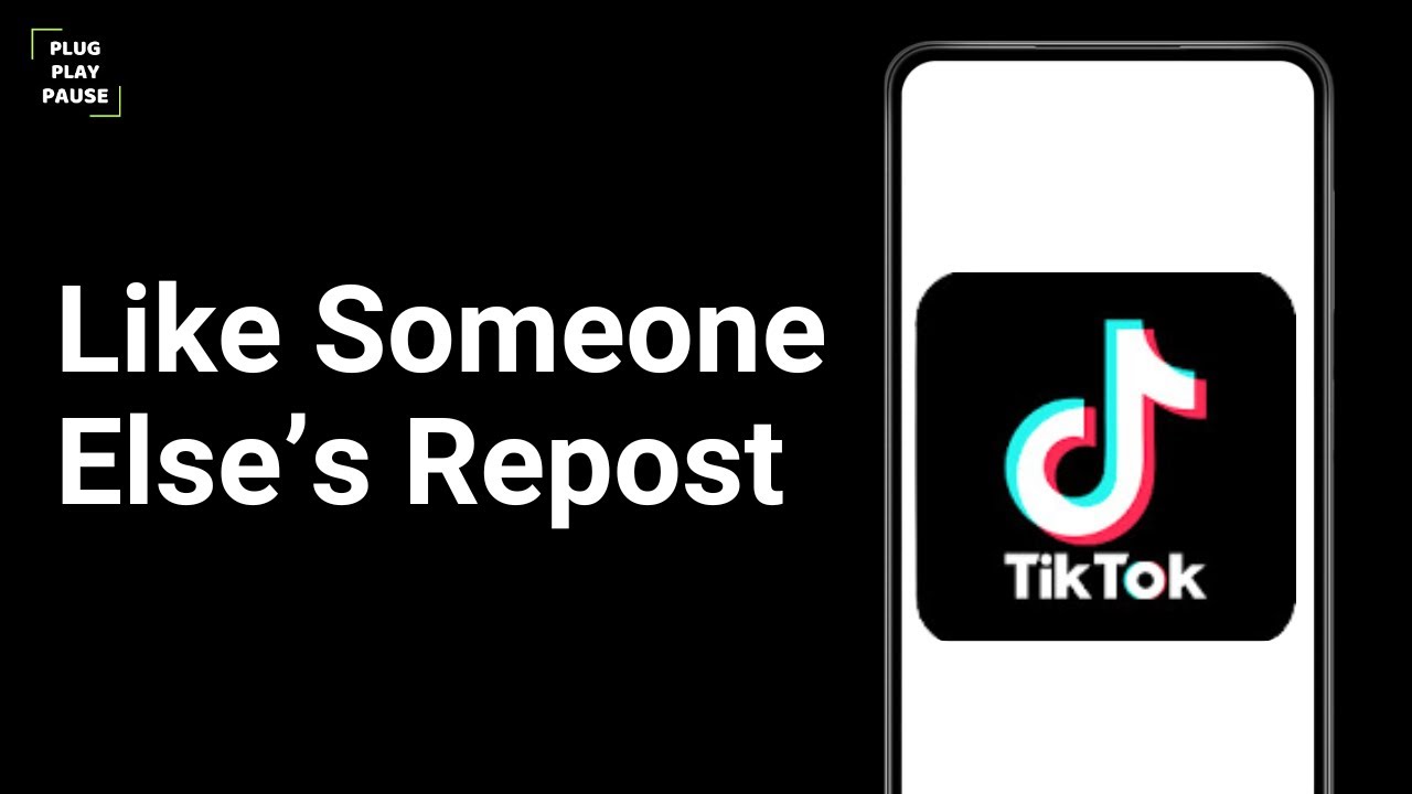 How to like someone else’s repost on tiktok ?