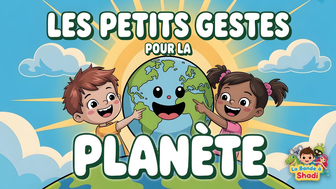 Les petits gestes pour la planète 🌍 | Chanson éducative pour enfants | Comptine écologie
