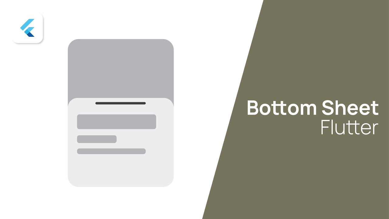 Bottom Sheet | Flutter Tutorial