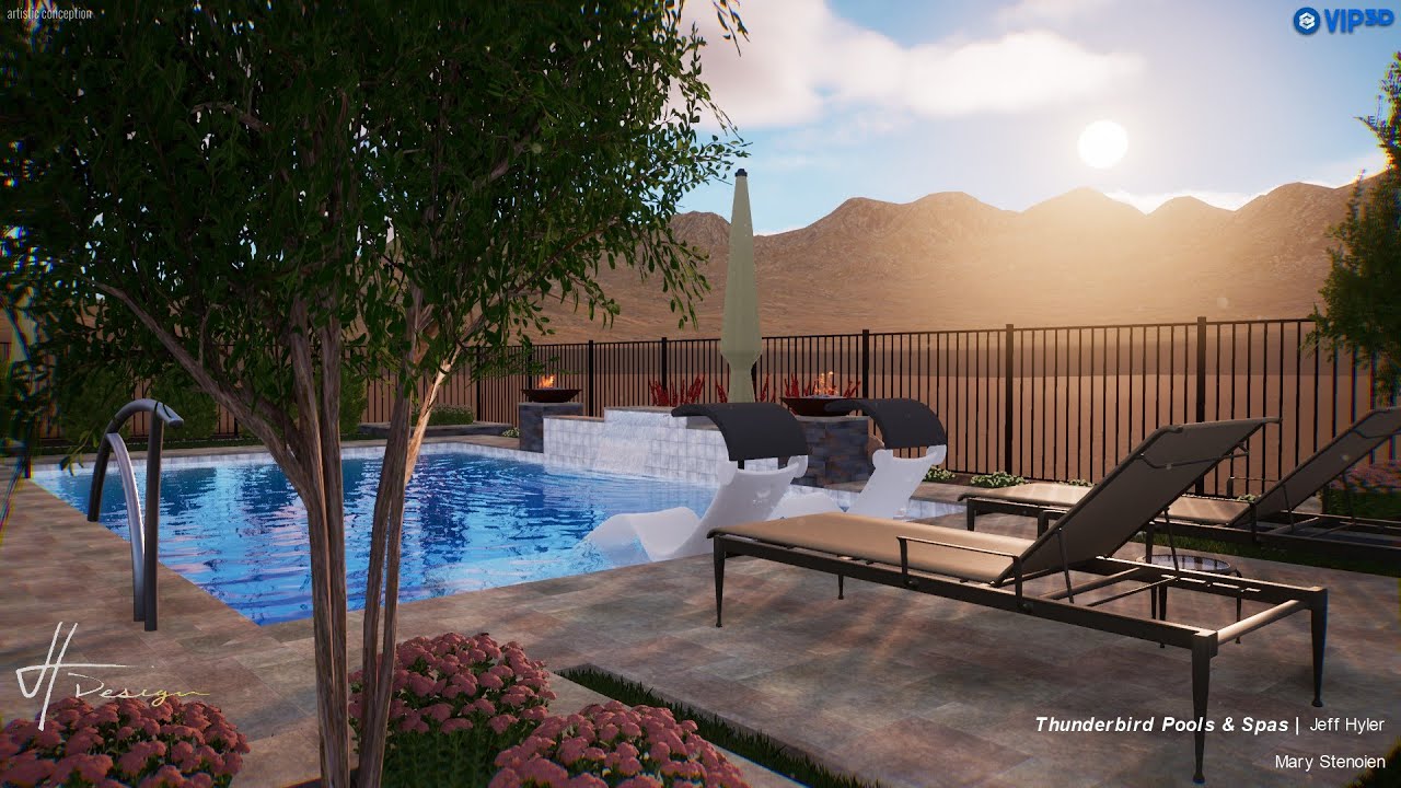 Stenoien Design Concept- Thunderbird Pools
