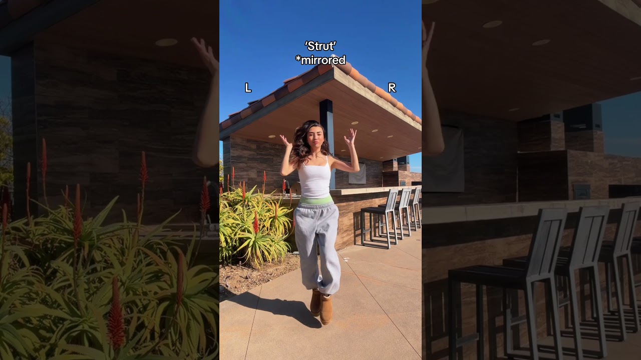 Strut mirrored dance tutorial #strutzeddywill #stepbysteptutorial #mirroredtutorial #trendingdance
