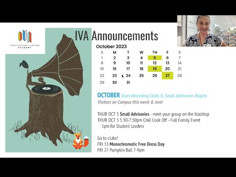 IVA Announcements Oct 4, 2023