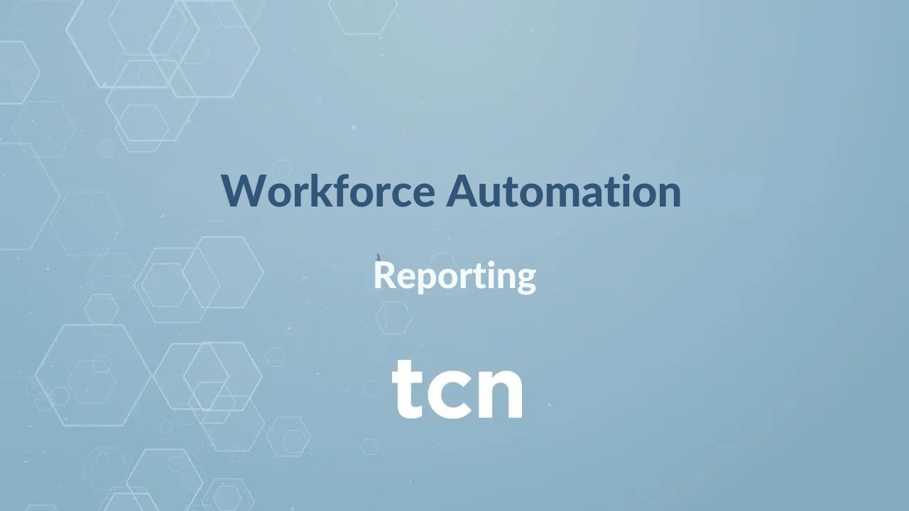 Workforce Optimization (WFO): Reporting
