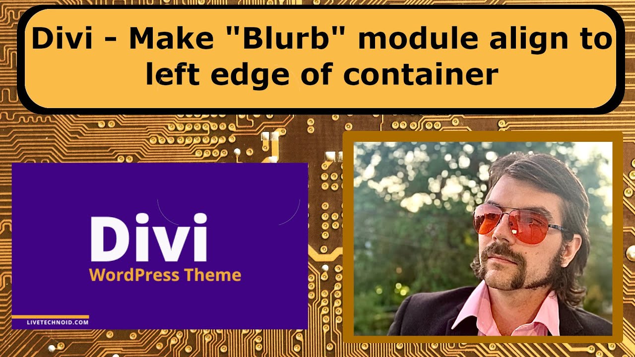 How to make Divi Blurb module align all the way to the edge