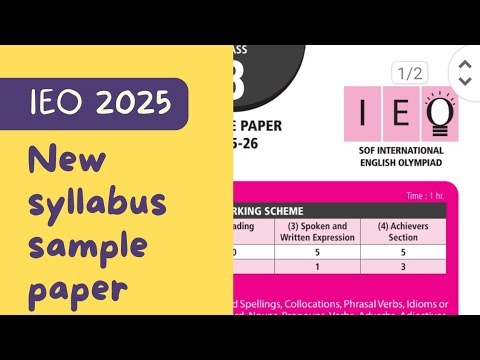 Class 8 IEO sample paper 2025/IEO class 8 sample paper 2025/class 8 english olympiad 2025