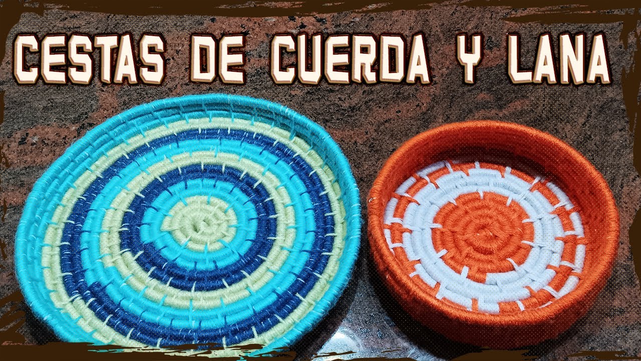 Cestas de Cuerda y Lana