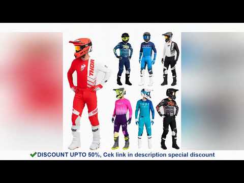 DEAL Black Gold thor mx 2025 fh Motocross Gear Set Prime Pro MX Jersey Set Dirt Bike Clothing Motorc