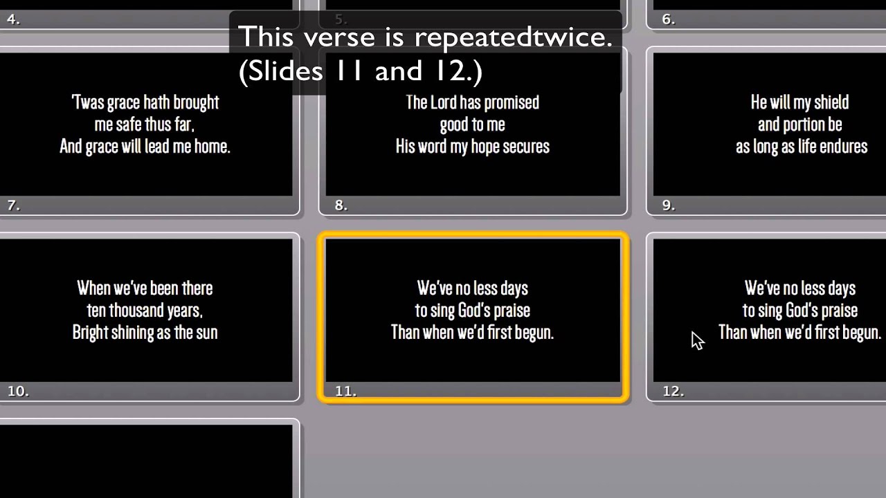 Enabling and Disabling Slides - ProPresenter