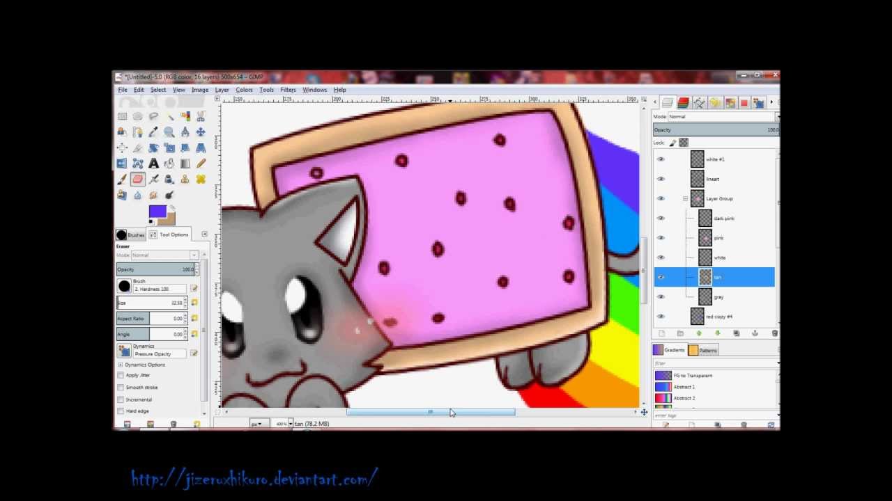 Speedpaint: Nyan Cat my style
