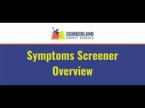 CCS Symptoms Screener Overview