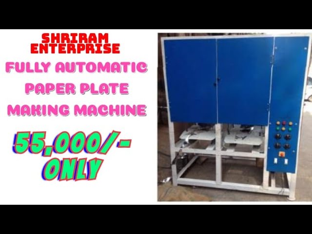 Fully Automatic Paper Plate Making Machine - Automatic Double Die Paper ...